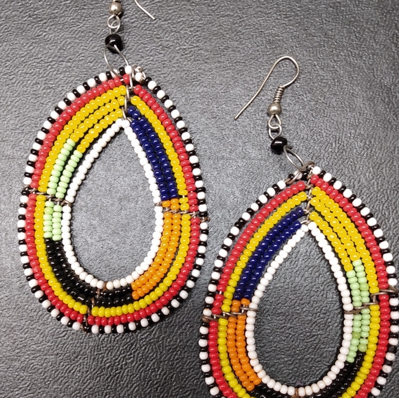 Handmade | Jewelry | Earrings35handmade Beaded Design Style | Poshmark